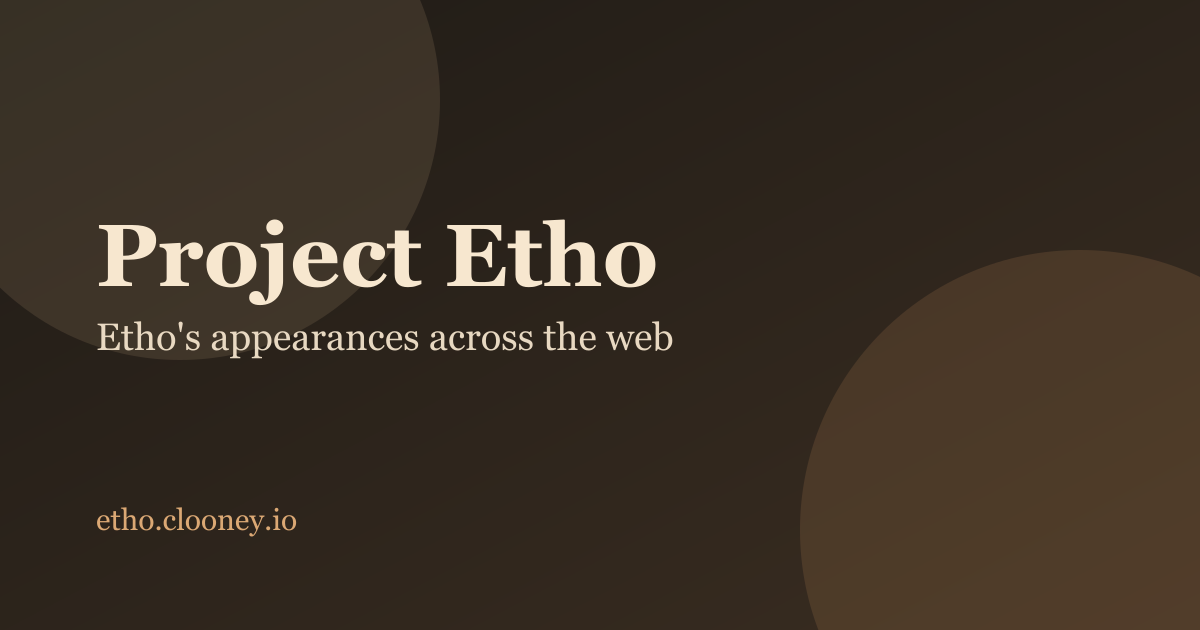 Project Etho